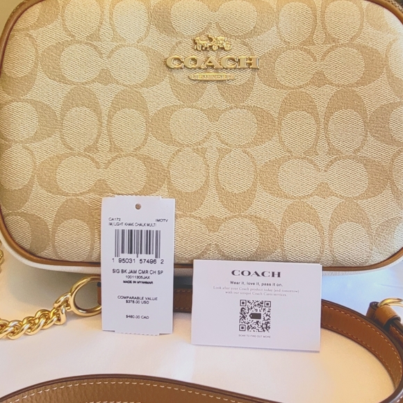 Coach | Bags | Coach Camera Bag In Block Signature Canvas | Poshmark